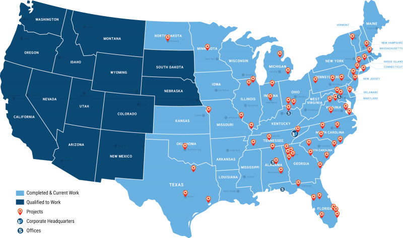 Where We Build - Southeast Industrial